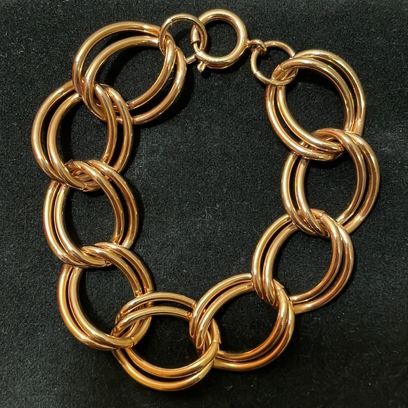 Jewelry | Fashion 7 Inch Gold Link Bracelet | Poshmark